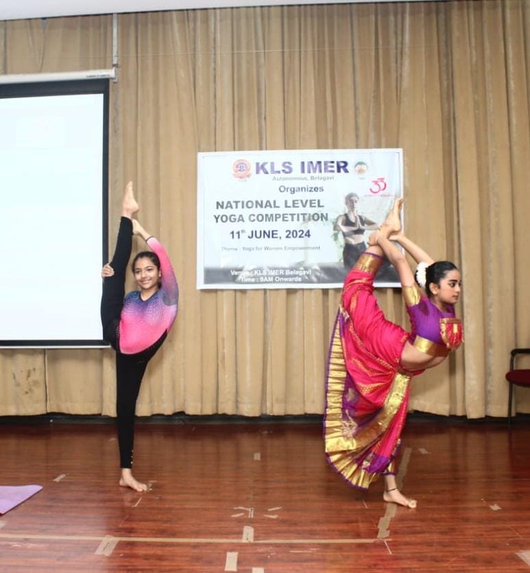 Inauguration of National Level Yogasana Competition.