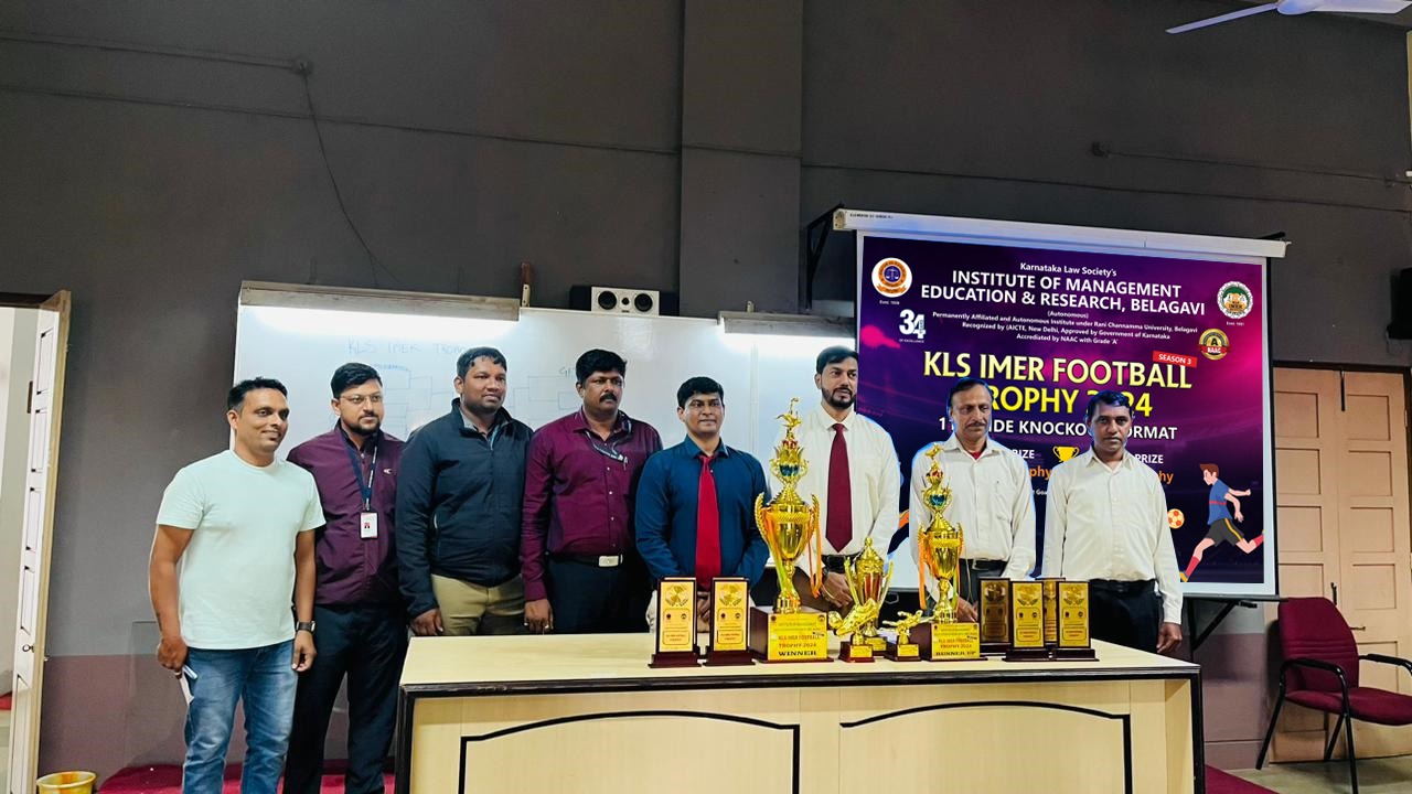 KLS IMER Football Tournament Season 3 Trophy Launch and Fixtures Meet 2024.
